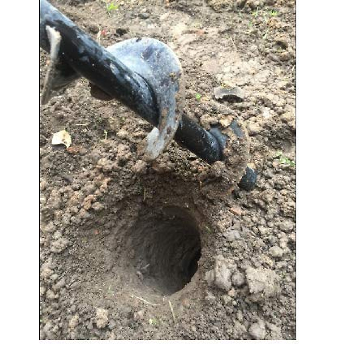 VASGOR 3.5" x 24" Auger Drill Bit for Planting - Easy planter garden Auger - Bulb & Bedding Plant Augers - Post hole Digger for 3/8” Hex Drive Drill