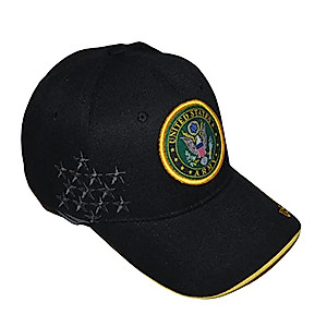 US Army Hat Official Licensed Military Cap, Embroidered Military Baseball Cap for Men and Women