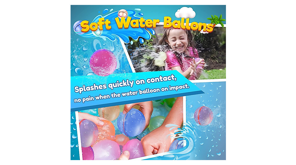 Reusable Water Balloons for Summer Water Fights | Fast & Self-Sealing