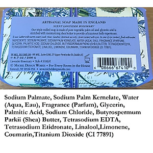 Michel Design Works Large Bath Soap Bar, Lavender Rosemary