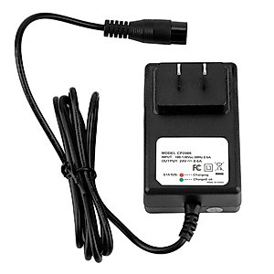 razor scooter charger 13159161 + Adapter Switching Power Supply with 2-pin Adapter Plug 24V 0.6A Electric Scooter Battery Charger for Razor E100 E125 E500S PR200 US Plug 110V
