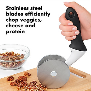 Efficiently slice vegetables and cheese with this stainless steel chopper