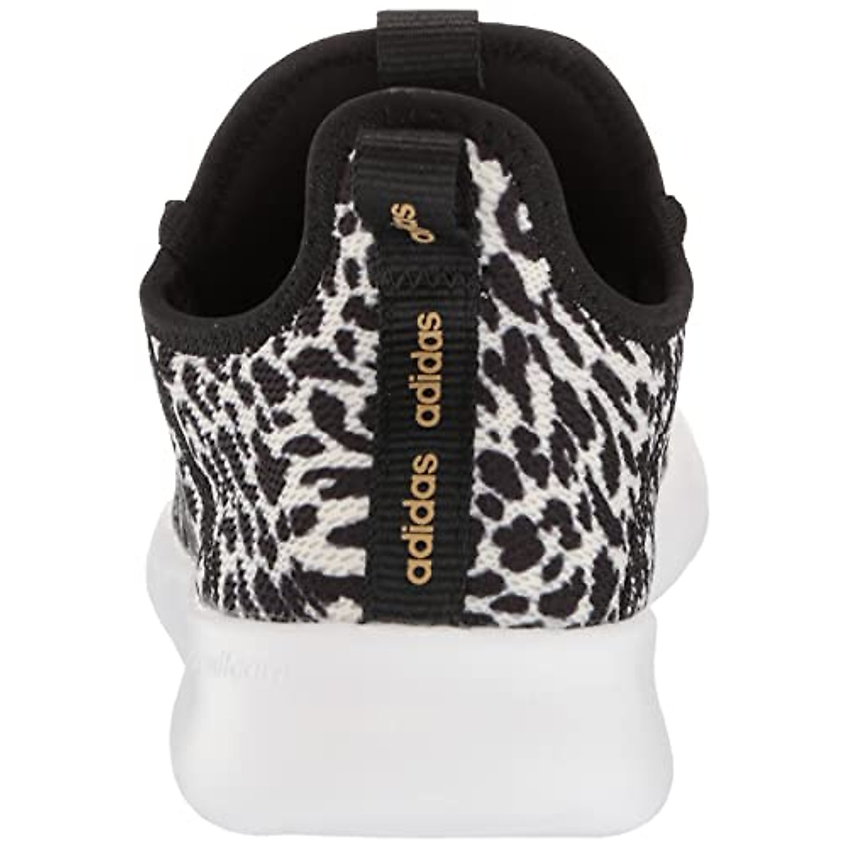 adidas Women's Casual Running Shoe, Wonder White/Black/Golden Beige, 8