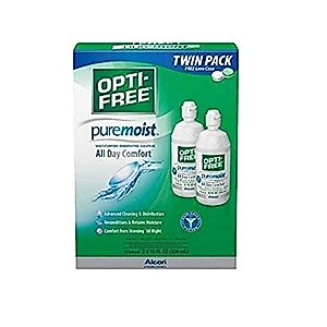 Opti-Free Puremoist Multi-Purpose Disinfecting Solution, Twin Pack, 10 Ounces Per Bottle
