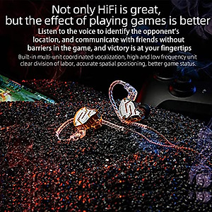 KZ ZS10 Pro Wired Earbuds in Ear Monitor Headphone KZ Earphone 4BA+1DD 5 Drivers Metal Earphones with Stainless Steel Faceplate, 2 Pin Detachable Cable (ZS10pro Matte Black, Without Mic)