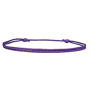 Purple cord Bracelet for Men or Women Adult Unisex - Purple Ribbon Alzheimer domestic violence awareness lupus Crohn's disease Awareness Jewelry - Adjustable - Surfer