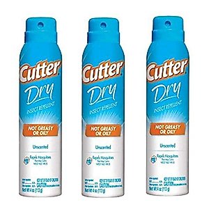 Cutter Dry Insect Repellent Pack of 3