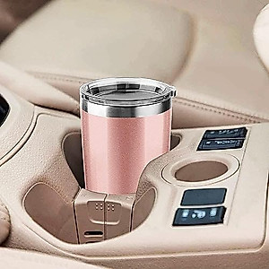 Deitybless 30oz Stainless Steel Travel Mug with Lid, Double Wall Vacuum Insulated Bulk Tumbler with Straws, Powder Coated Coffee Cup Suitable for Vehicle Cup Holders