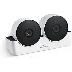 Wasserstein Charging Station Compatible with Google Nest Cam Outdoor or Indoor, Battery - Dual Charging Slot for Nest Cam (Nest Cam NOT Included)