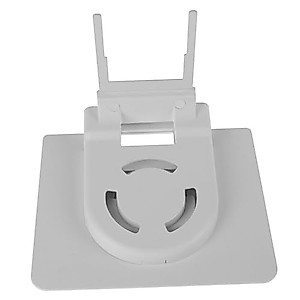 SOESFOUFU Wall Bracket Wall Outlet Organizer Router Wall Mount Bracket Outlet Storage Shelf for Home Wall Outlet Rack Outlet Shelf for Home Floating Router Rack Router Holder White Plastic