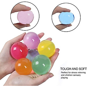 500Pcs Large Water Gel Beads Non-Toxic,Jumbo Water Gel Beads for Vase Filler, Wedding and Home Decoration