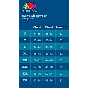 Fruit of the Loom Men's Yarn-dye Woven Flannel Pajama Pant, Navy Plaid, Large