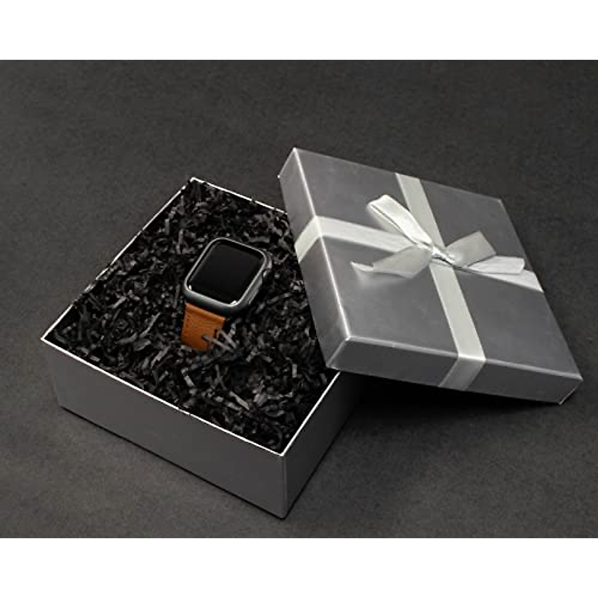 MagicWater Supply Soft & Thin Cut Crinkle Paper Shred Filler (1/2 LB) for Gift Wrapping & Basket Filling - Black