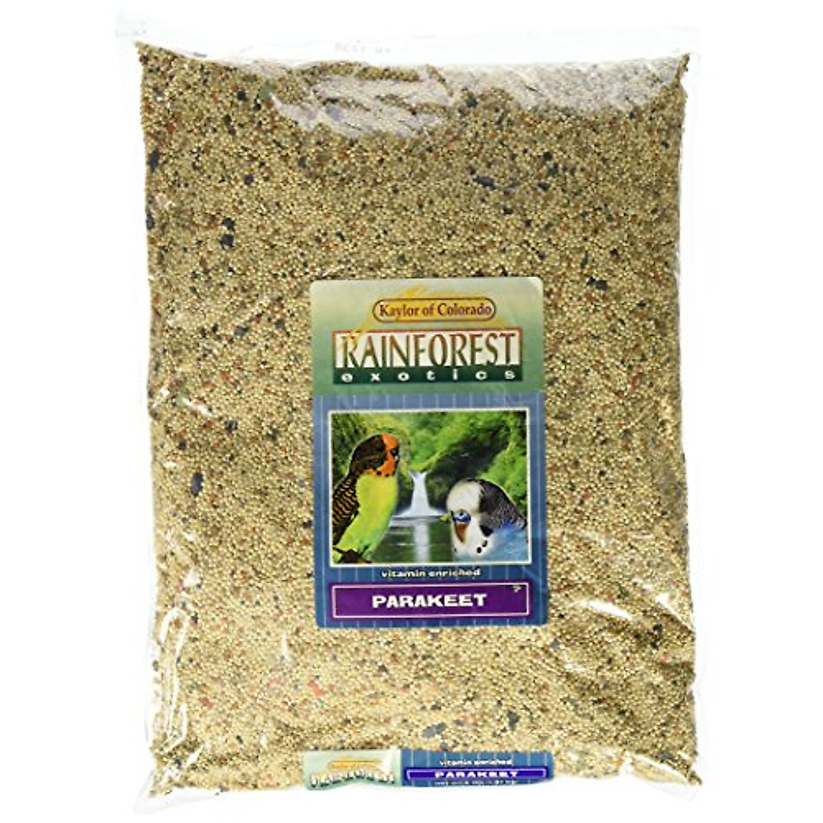 Kaylor of Colorado Rainforest Exotics Vitamin Enriched Parakeet Food, 4lb