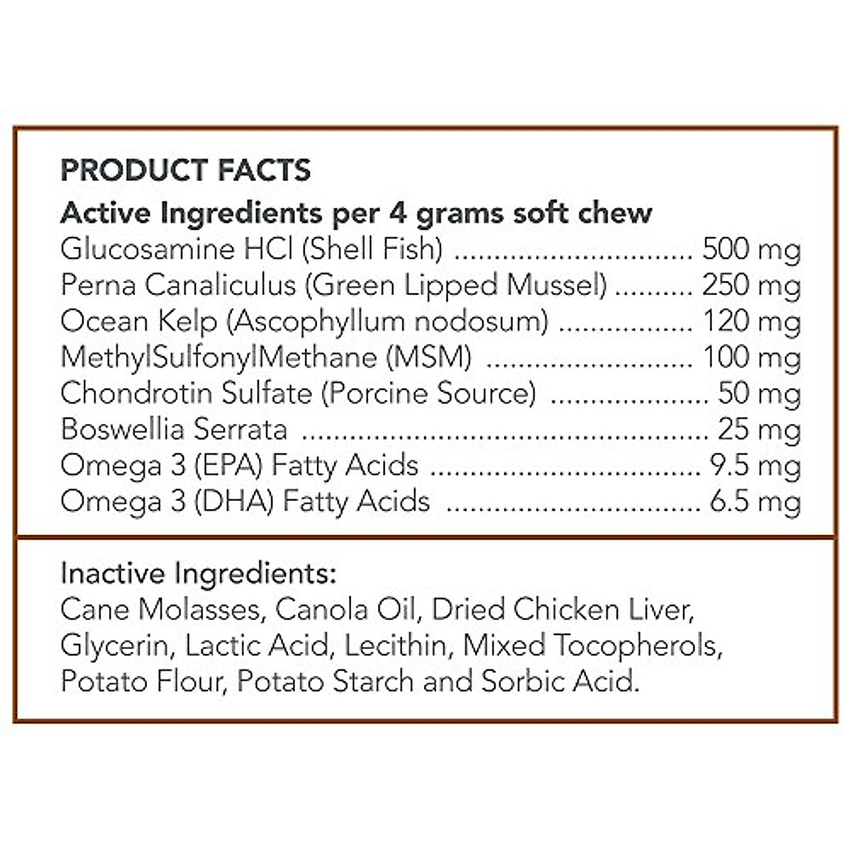 Vet's Best Hip & Joint Soft Chew Dog Supplements | Formulated with Glucosamine & Chondroitin to Support Dog Joint & Cartilage Health | 30 Day Supply