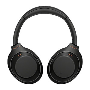 Sony WH-1000XM4 Wireless Industry Leading Noise Canceling Overhead Headphones with Mic (Black) Bundle with Find My Bluetooth Locator Keychain (2 Items)