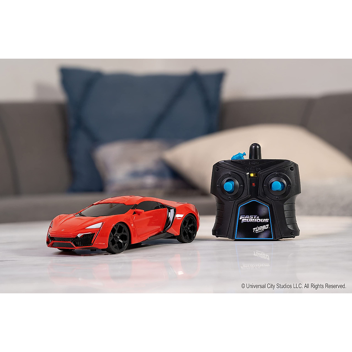 Jada Toys Fast & Furious 8 7.5" RC - Ice Charger Vehicles, Grey