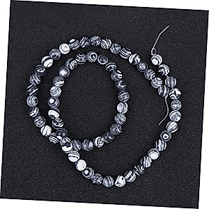 Charm Bracelets 92pcs Charm Gemstone Gasket Material Round Loose Beads Crystal Beads DIY Accessories Kit Colored Stone Beads DIY Craft Beads Making Bead Suite Bracelet Kit