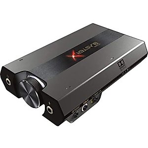 Creative Sound BlasterX G6 7.1 HD Gaming DAC and External USB Sound Card - SB1770 (Renewed)