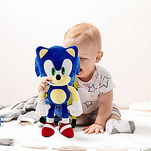 EsNcFox Sonic Plush Toys,Plush Sonic The 2 The Movie,Sonic Stuffed Animals,Knuckles Shadow Tails Plushies Doll Toys for Boys and Girls Best Gift for Christmas