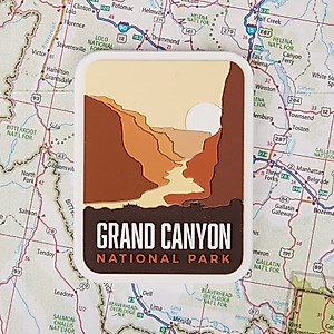 Vagabond Heart Grand Canyon National Park Fridge Magnet