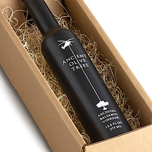 ANCIENT OLIVE TREES - Balsamic Vinegar | Aceto Balsamico di Modena IGP | Perfect for Any Sauce, Marinade, Salad, Fruit, or Vegetable Dish | 12.6 FL. OZ. | 1 CT