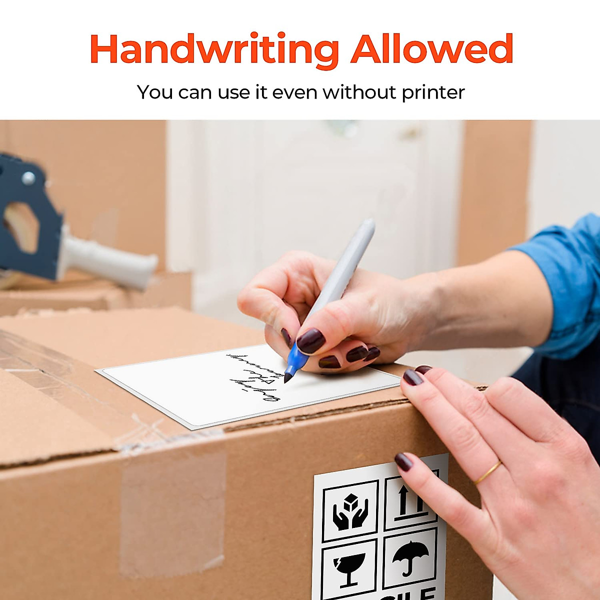 MUNBYN Shipping Label Printer, 4x6 Label Printer for Shipping Packages, USB Thermal Printer for Shipping Labels Home Small Business, with Software for Instant Conversion from 8x11 to 4x6 Labels