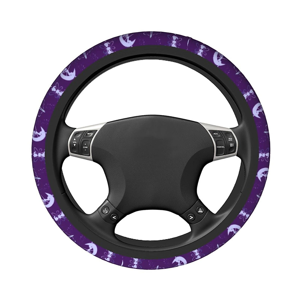 Fairy Flying Steering Wheel Cover, Universal 15 Inch Auto Elastic Steering Wheel Covers for Car Auto SUV Wheel Protector