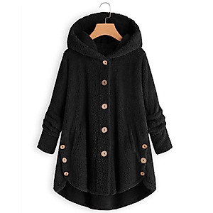 SHOPESSA track Long Warm Winter Coats for Women Patchwork Fluffy Casual Coat Winter Fluffy Faux Fur Coat Popular Womens Clothes 2023 prime specials halloween accessories