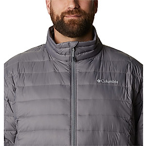 Columbia Men's Voodoo Falls 590 TurboDown Water Resistant Winter Jacket City Grey