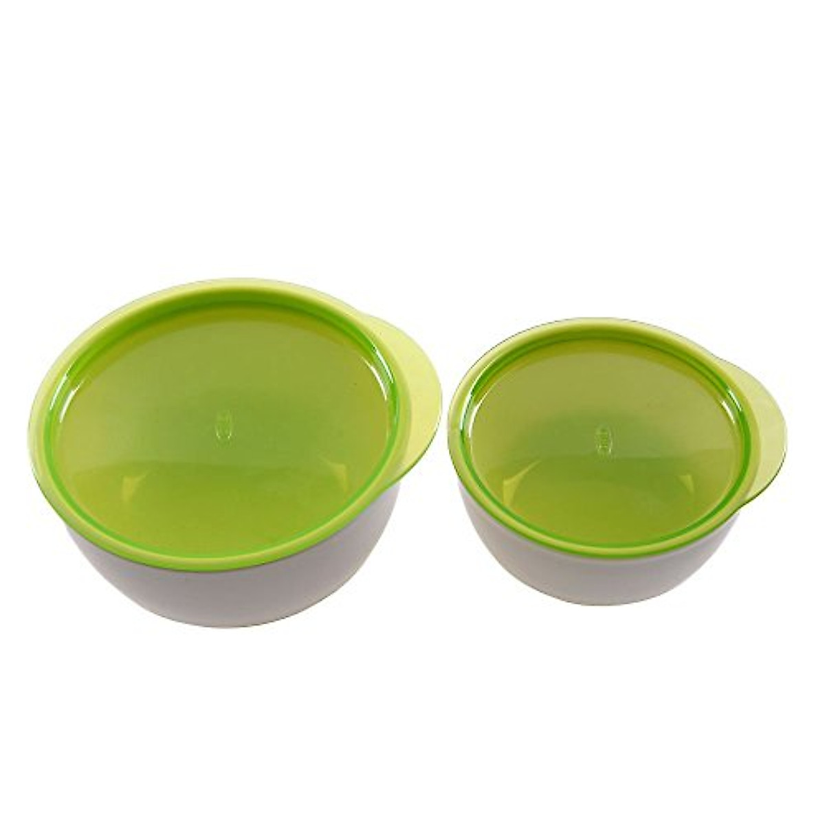 OXO Tot Small & Large Bowl Set with Snap On Lids - Green