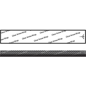 White Water Archery Solid Clear Protective Arrow Wraps 15 Pc Pack (4, 1.25)
