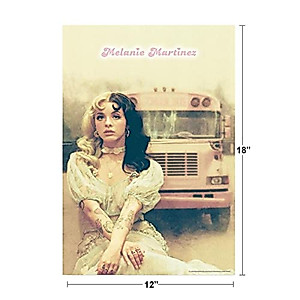 Melanie Martinez Pink School Bus Crybaby Detention K-12 Album Music Songs Merch Merchandise Photo Photograph Cover Cool Wall Decor Art Print Poster 12x18