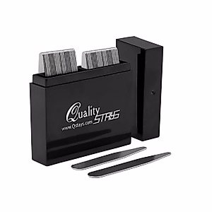 50 Collar Stays for Men's Dress Shirts - Metal Collar Stays for Men, 2 Sizes in a Divided Box (24-2.2 & 26-2.5 inch stays)