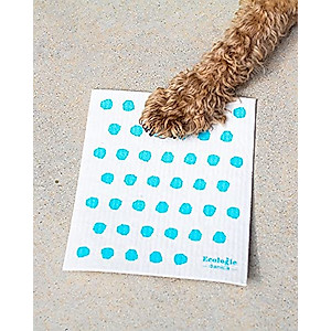 Ecologie Swedish Sponge Reusable Dishcloth, Bali Blue 2 Count