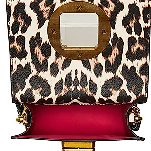 Betsey Johnson Lock It Up Crossbody, Leopard