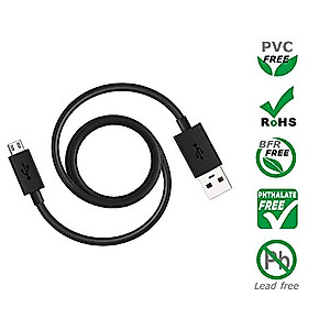 Motorola Essentials SKN6461A Micro-USB Data/Charging Cable- OEM for Droid Turbo, Moto E 2020, Moto E5 Plus, E6, G3, G4, G5 Plus, G5S, G5S Plus, G6 Play, G6 Forge [NOT G6 or G6 Plus]- (3.3 feet), Black