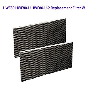 HWF80 Replacement Wick Filter Fit for Holmes HM2200 HCM3888C, Part # HWF80 HWF80-U HWF80-U-2, Replace Filter W (2 Pack)