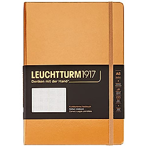 LEUCHTTURM1917 Metallic Special Edition - Medium A5 Dotted Hardcover Notebook (Copper) - 251 Numbered Pages