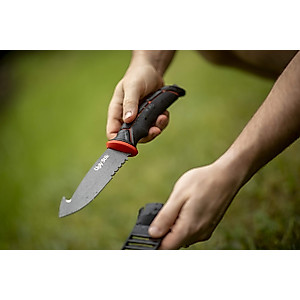 Ugly Stik Tools Gut Hook Bait Fishing Knife, Black