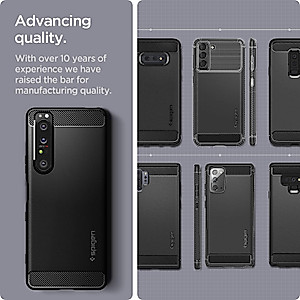 Spigen Rugged Armor Designed for Xperia 1 III Case (2021) - Matte Black