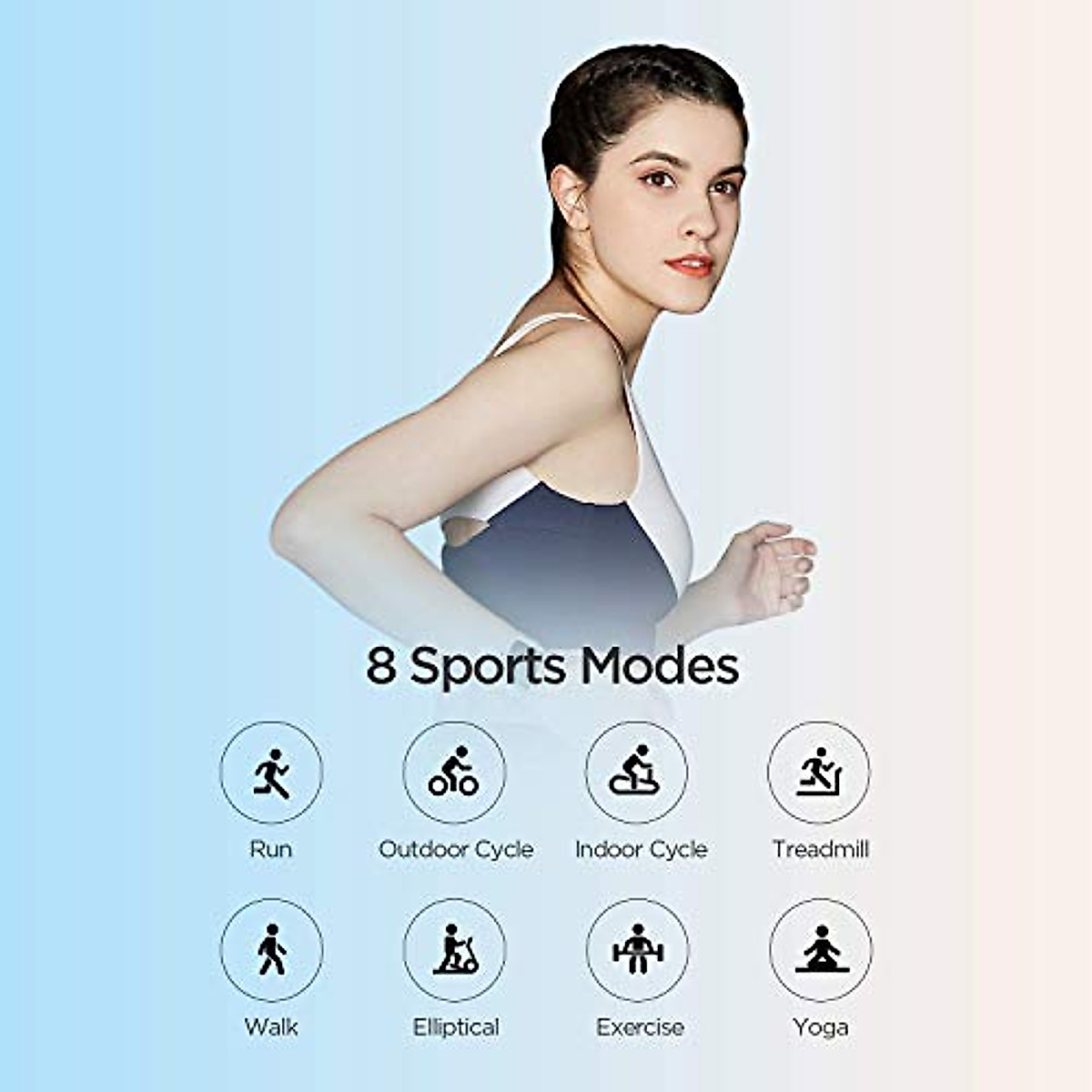 Amazfit Bip S Lite Smart Watch Fitness Tracker for Women, 30 Days Battery Life, 1.28”Always-on Display, 14 Sports Modes, Heart Rate & Sleep Monitor, 5 ATM Water-resistant, for Android iPhone(Pink)