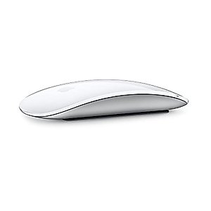 Apple Magic Mouse: Wireless, Bluetooth, Rechargeable. Works with Mac or iPad; Multi-Touch Surface - White