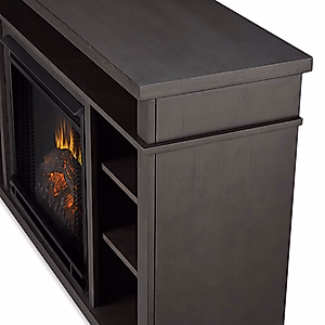 Belford 56" Electric Fireplace TV Stand in Grey by Real Flame