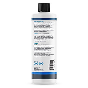 Essential Values 2-Pack Ice Machine Cleaner and Descaler 16 fl oz, Nickel Safe Descaler | Ice Maker Cleaner Compatible with All Major Brands (Scotsman, KitchenAid, Affresh)