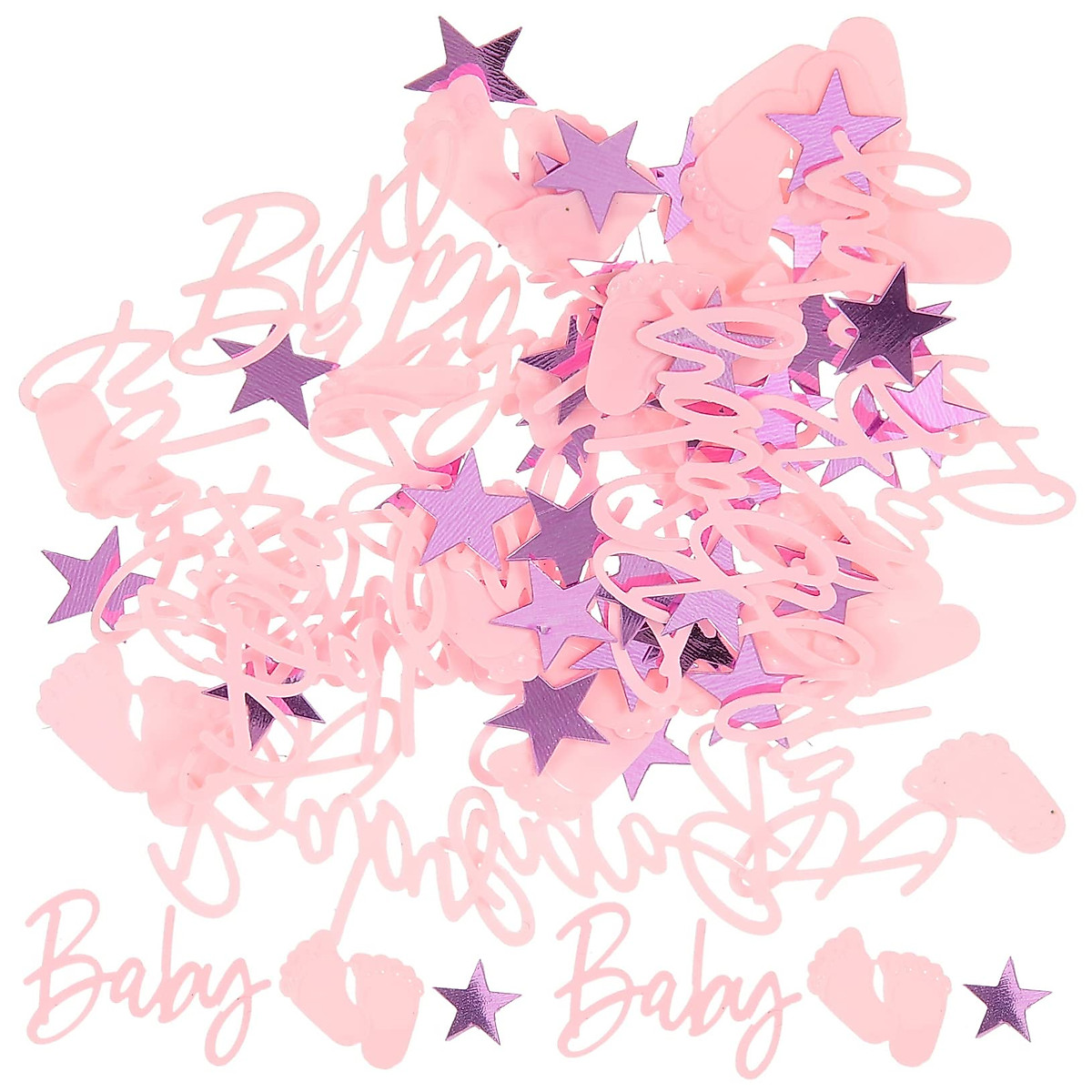 2pcs 1 Baby Shower Birthday Party Prop Table Scatter Confetti Party Favors Birthday Party Layout Supply Baby Confetti Birthday Confetti Shower Party Supplies Genders Reveal Ideas