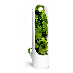 Herb Saver Best Keeper for Freshest Produce - Innovation that Works by Prepara, White