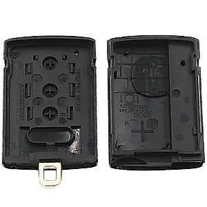 WFMJ for Acura ZDX RDX ILX TL 4 Buttons Remote Smart Key Case Shell Fob (Only Key Case Shell)