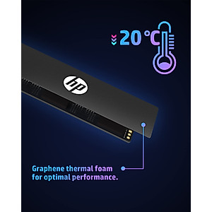 HP FX900 512GB NVMe Gen4 Gaming PC SSD - PCIe 4.0, 16 Gb/s, M.2 2280, 3D TLC NAND Internal Solid State Hard Drive Up to 4900 MB/s - 57S52AA#ABB