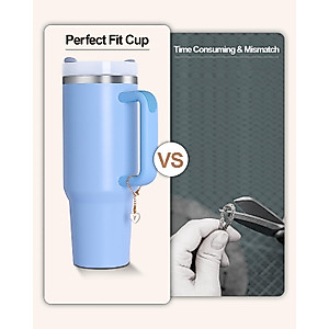 OriJoy Letter Accessories for Stanley Cup, Name ID Letter Handle For Stanley/Simple Modern Tumbler, Heart Shape Initial Identification （Y）